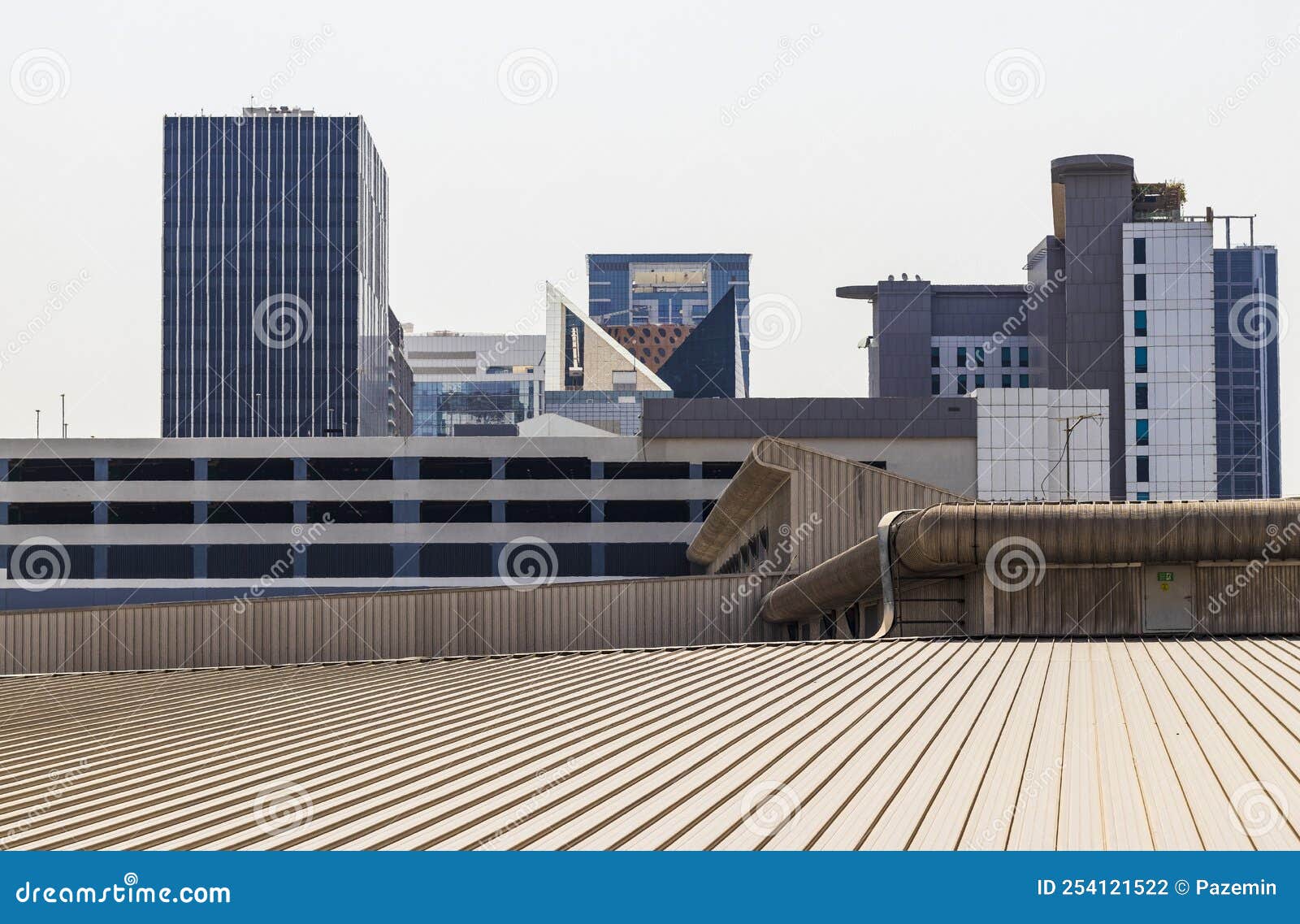 View of the City from the Rooftop. Concept Stock Photo - Image of ...