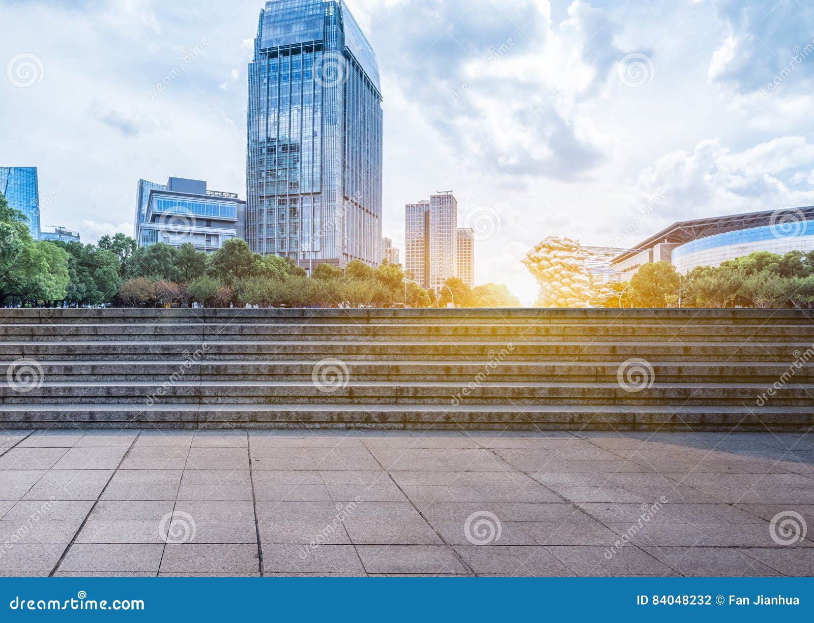 View of City Square in Shanghai Stock Photo - Image of facade ...