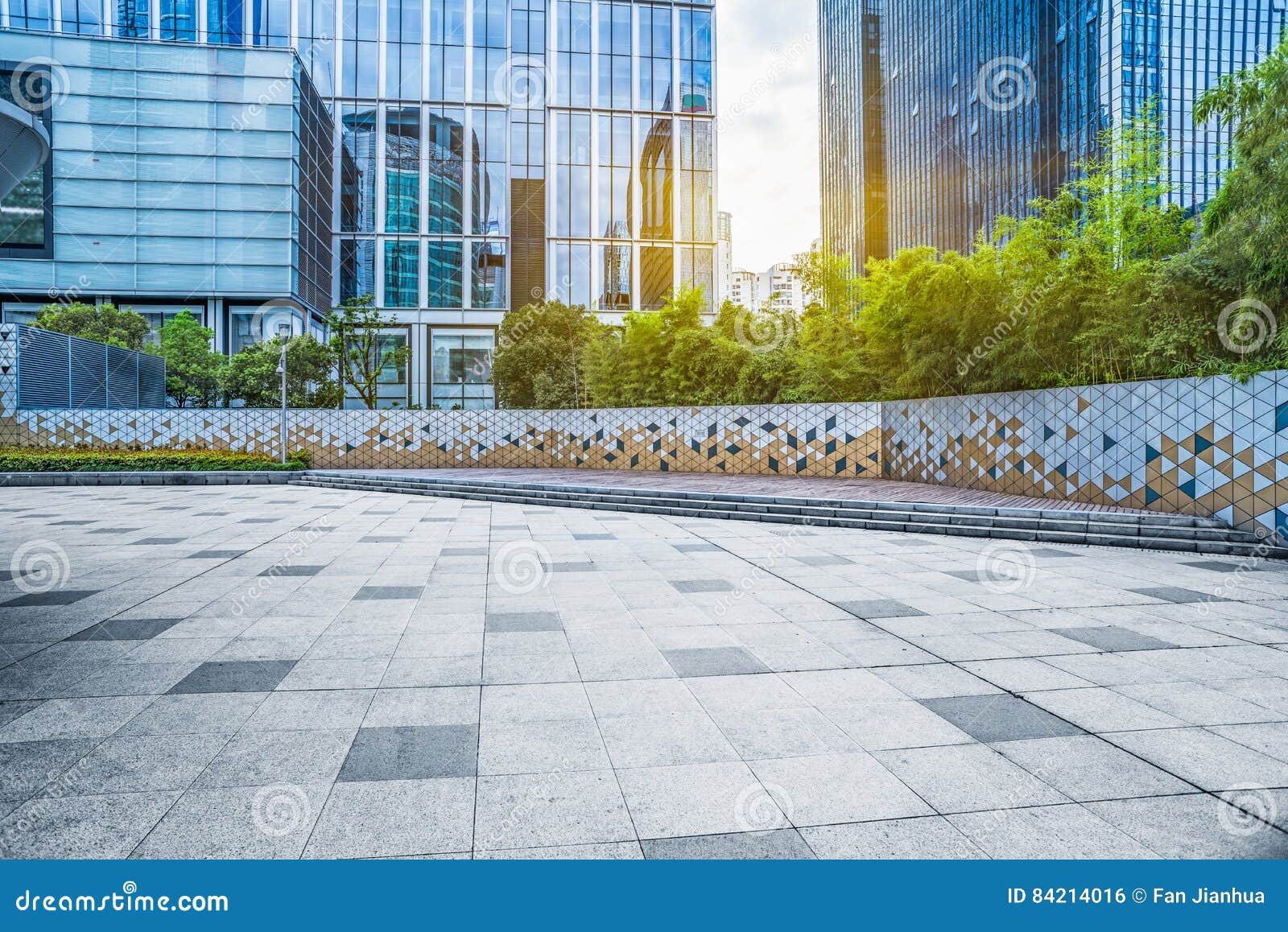 View of City Square in Shanghai Stock Photo - Image of office ...