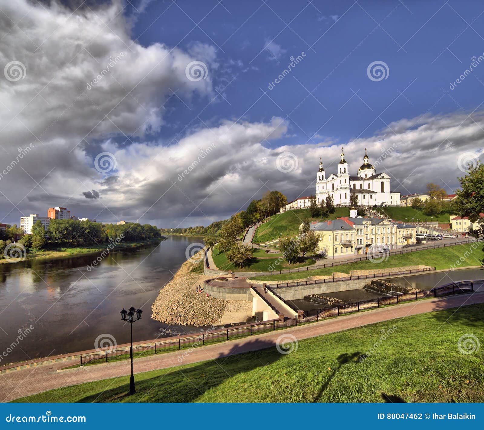 View of the City of Vitebsk Stock Photo - Image of power, dome: 80047462