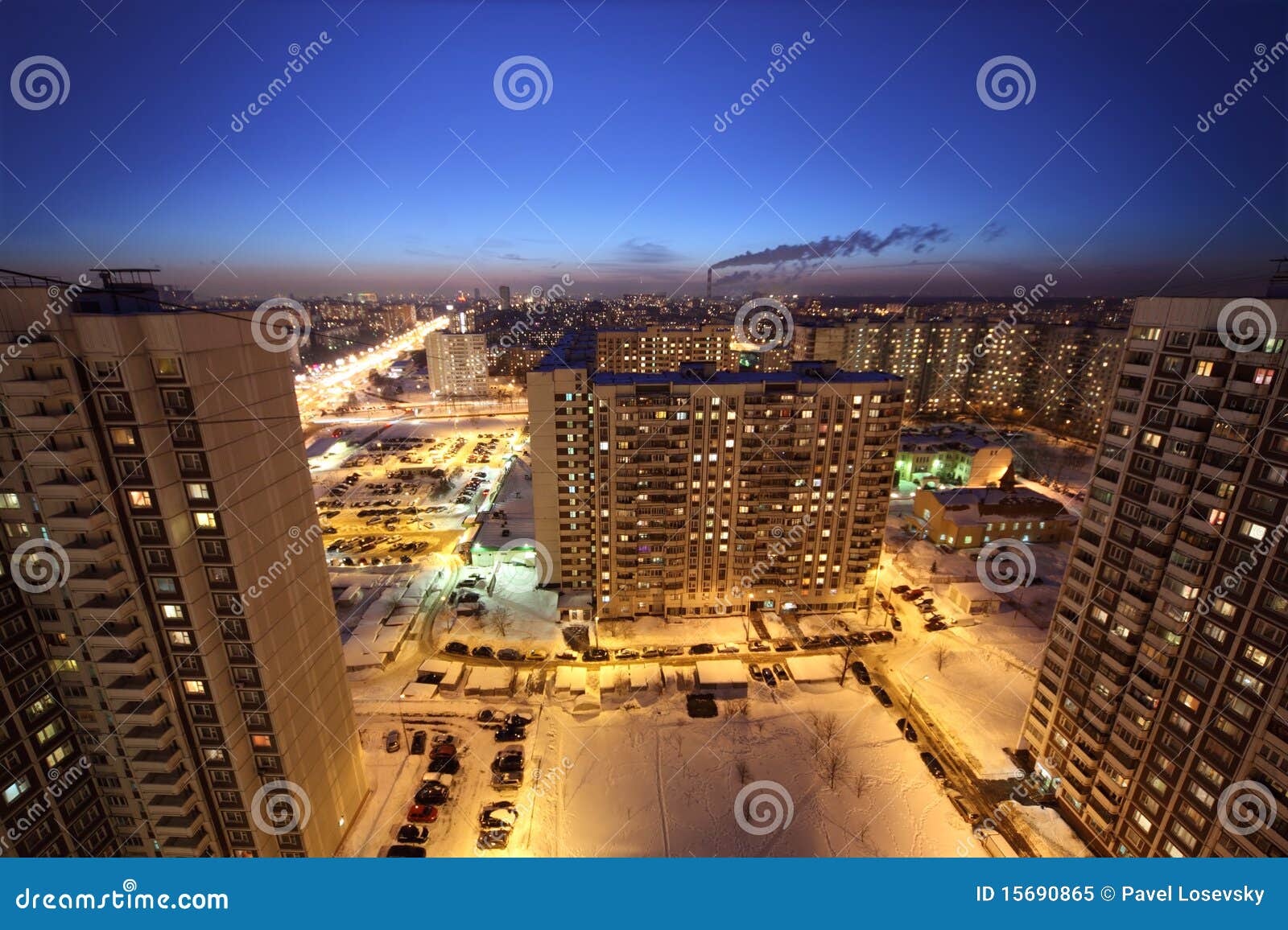 View on City and Yard with Dwelling Houses Stock Image - Image of board ...