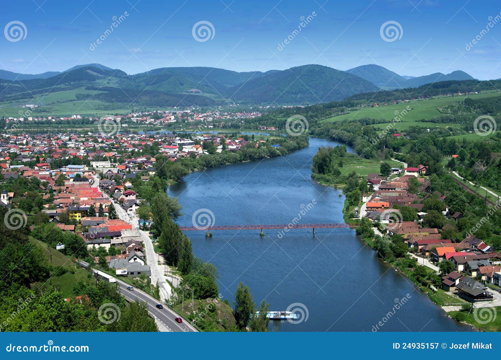 View on City Zilina, Slovakia Stock Image - Image of countryside ...
