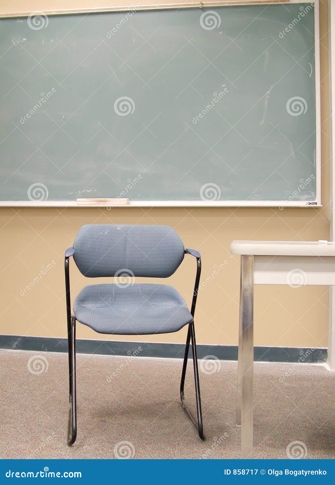 View of a Classroom stock image. Image of board, graduate - 858717