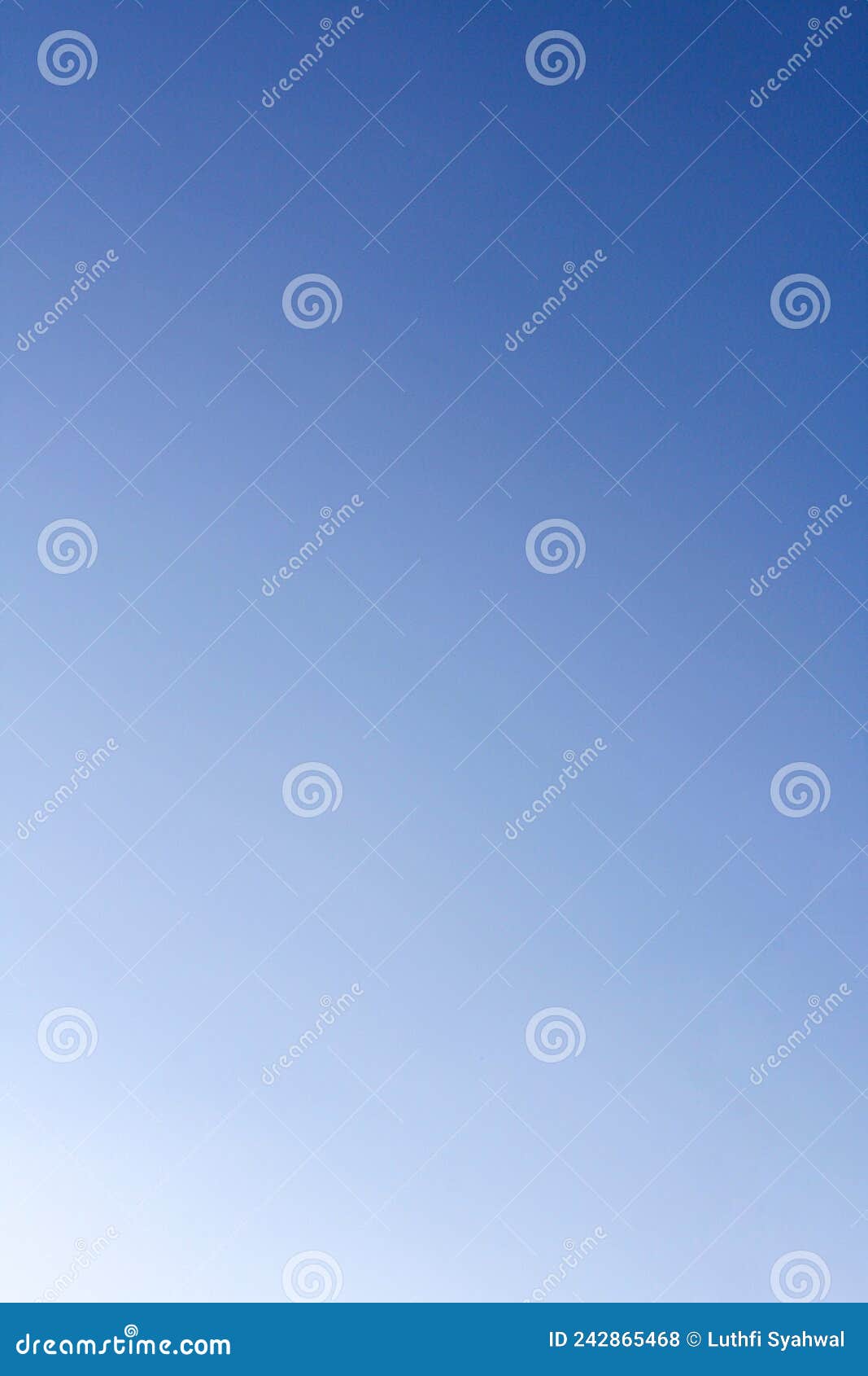 View of Clear Sky with Gradient Blue Color Stock Photo - Image of ...