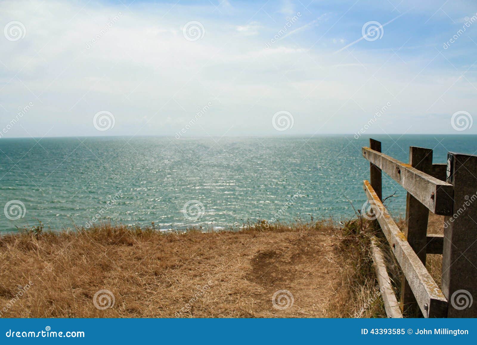 A view from a cliff stock image. Image of europe, fence - 43393585