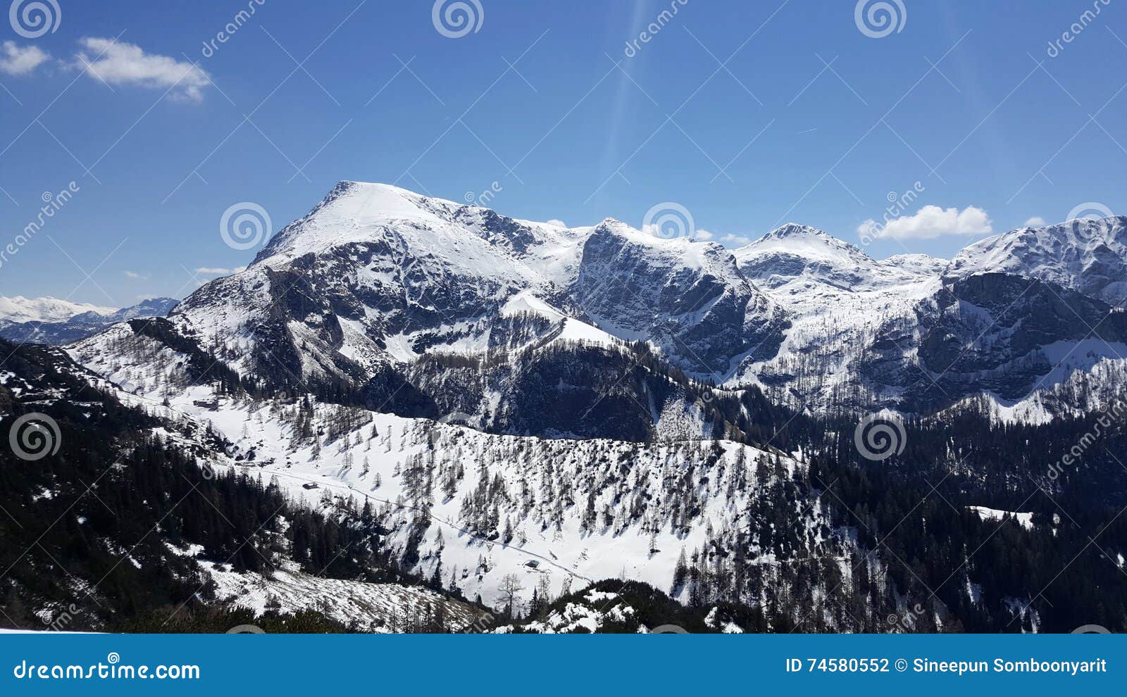 View from the Cliff of the Mount Jenner Stock Photo - Image of range ...