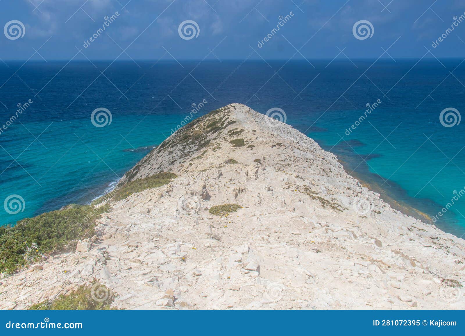 View of the Cliff with the Ocean on the Horizon from Cap Blanc in ...