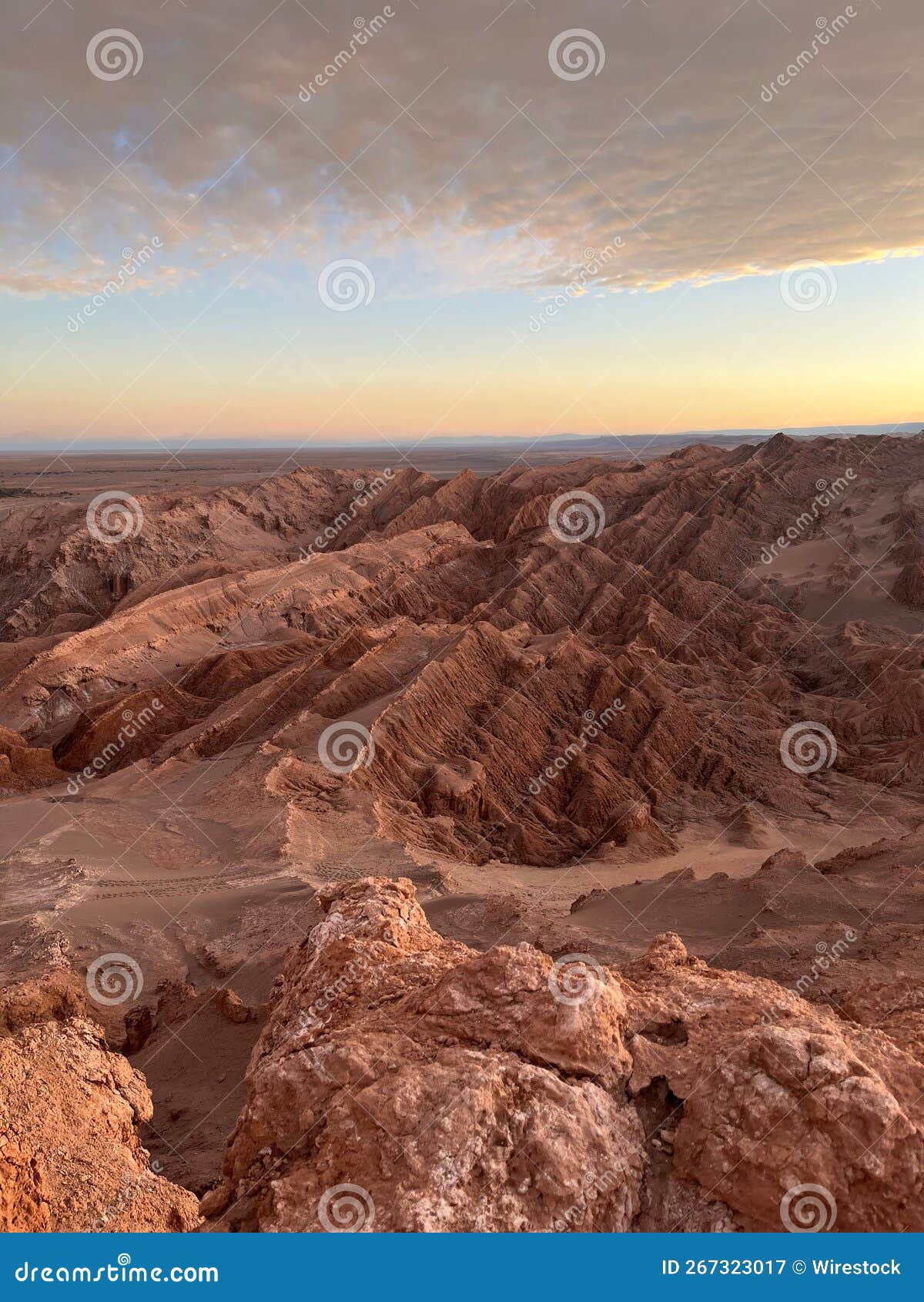 View of the Cliffs in Atacama Desert Stock Image - Image of tourism ...