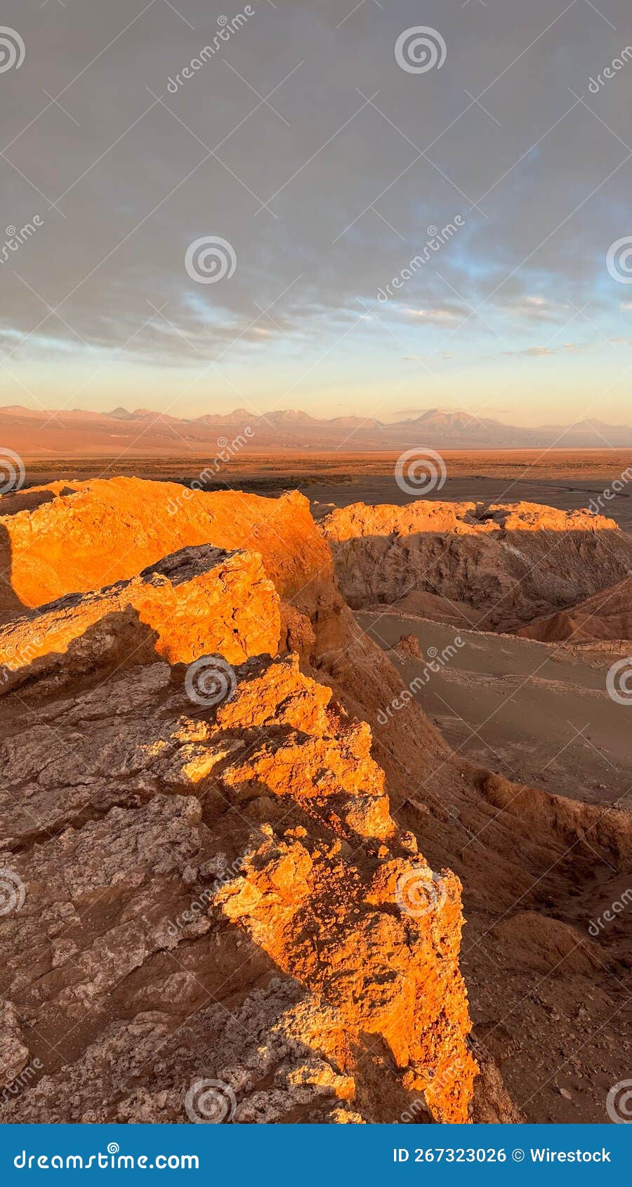 View of the Cliffs in Atacama Desert Stock Photo - Image of cliff ...