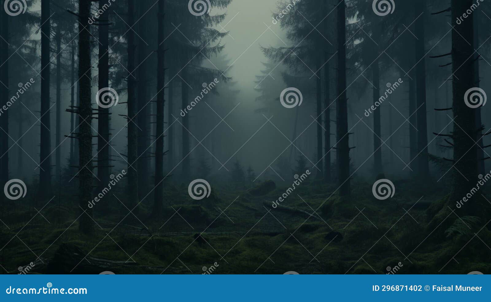 Foggy Woodlands: A Dystopian Realism In The Style Of Vray And Michael ... Foggy Woodlands: A Dystopian Realism In The Style Of Vray And Michael ...