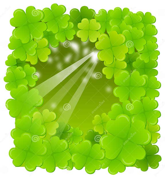 The view of clover leaf stock illustration. Illustration of design ...