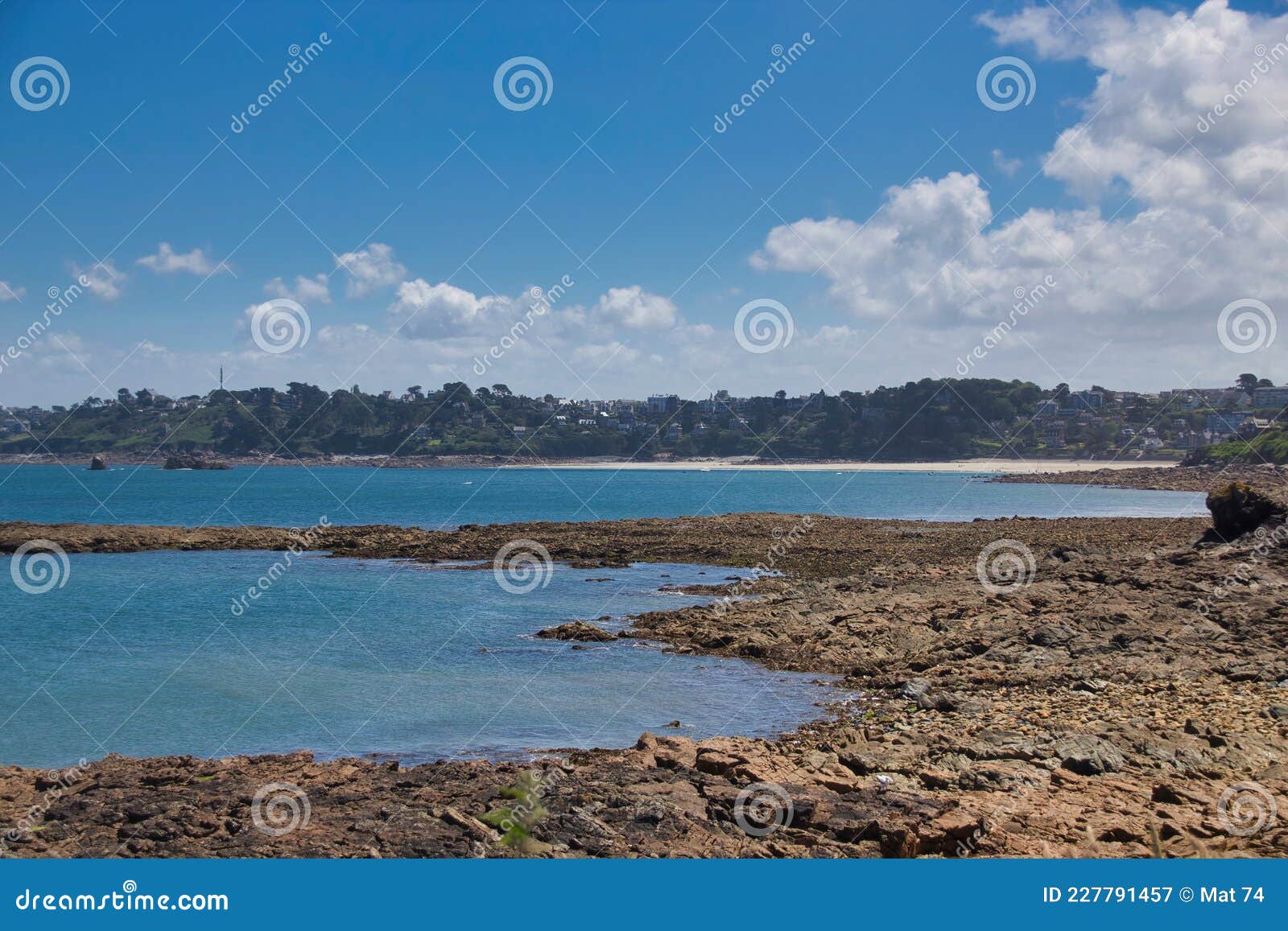View of the Coast of the Atlantic Ocean Stock Image - Image of vacation ...