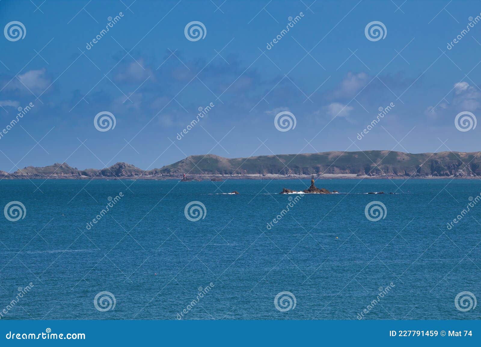 View of the Coast of the Atlantic Ocean Stock Image - Image of horizon ...