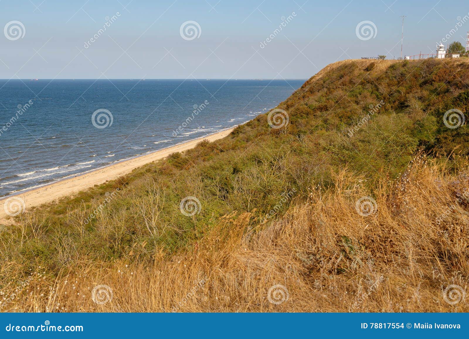 View of the Coast of the Azov Sea Stock Photo - Image of azov, ocean ...
