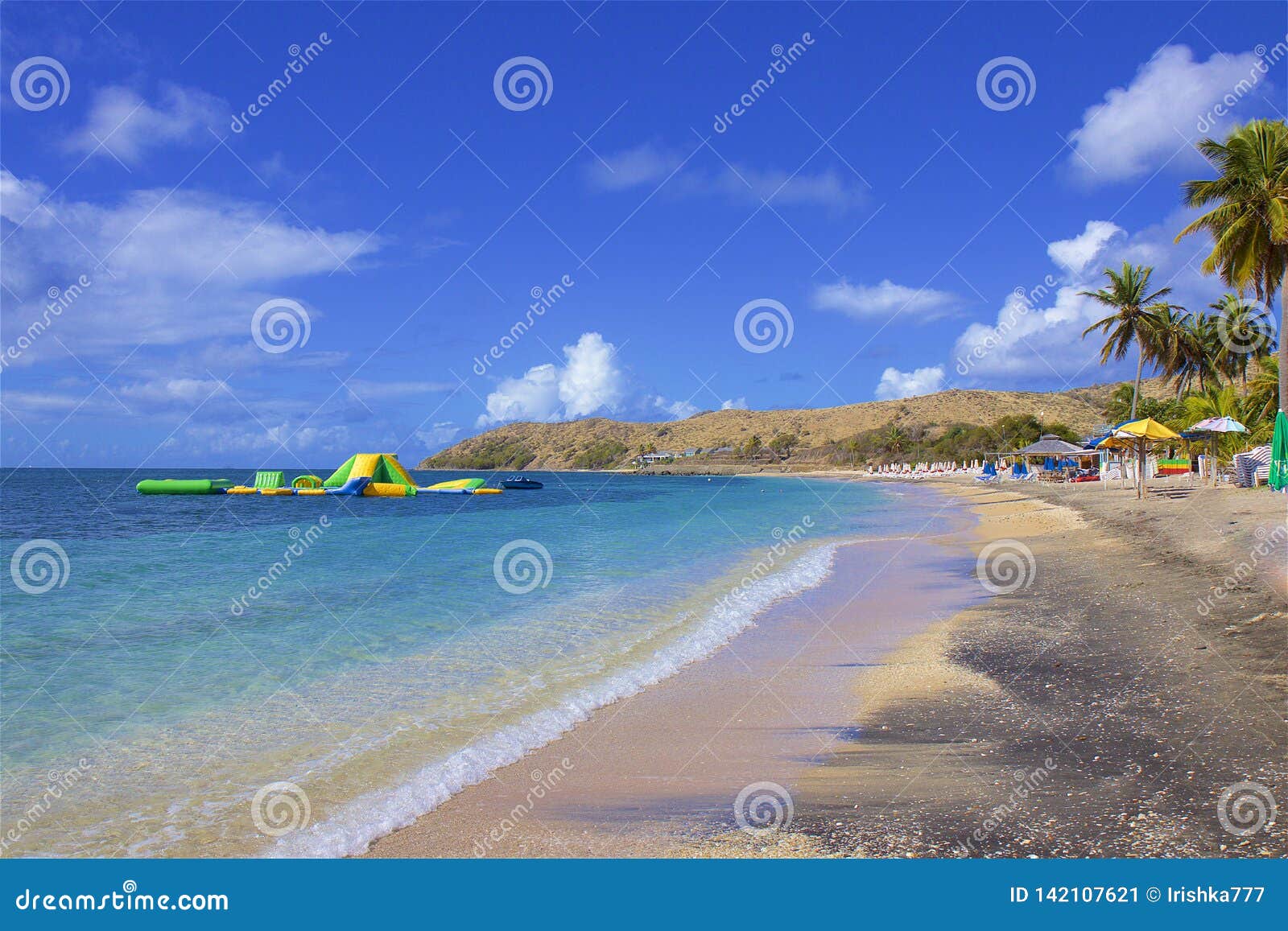 Cockleshell Beach in St Kitts, Caribbean Editorial Photo - Image of ...