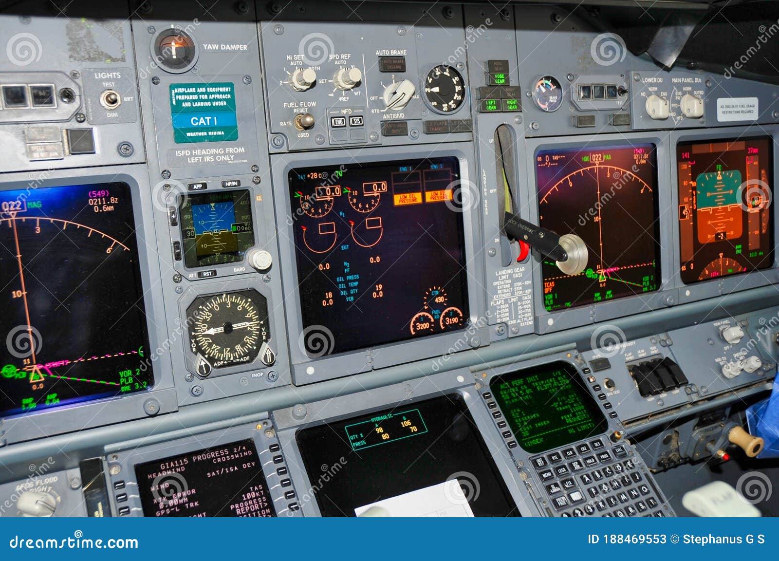 View Cockpit Panel and Instrument Stock Image - Image of appears, view ...