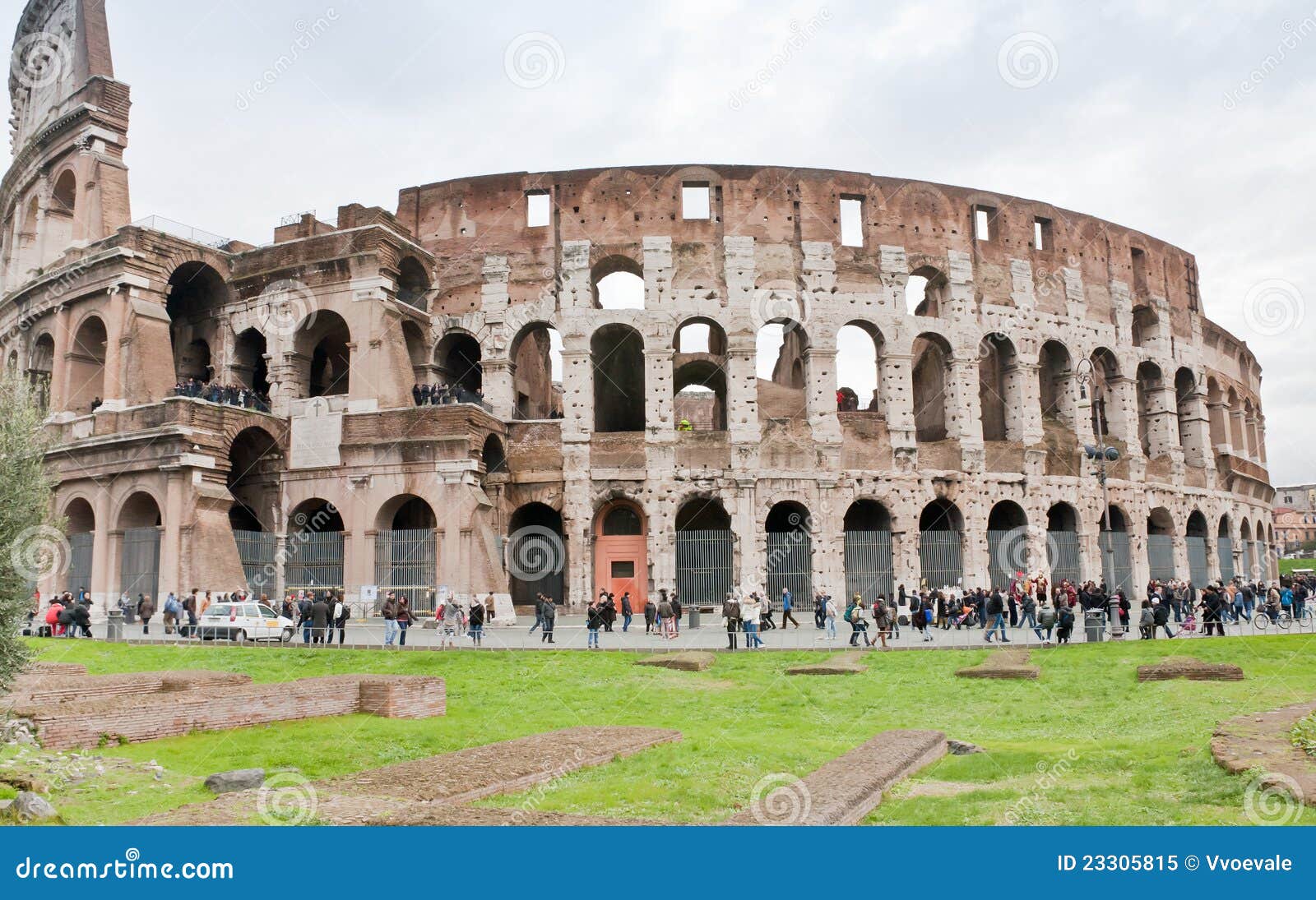 View on Coliseum in Rome, Italy Editorial Image - Image of fora ...