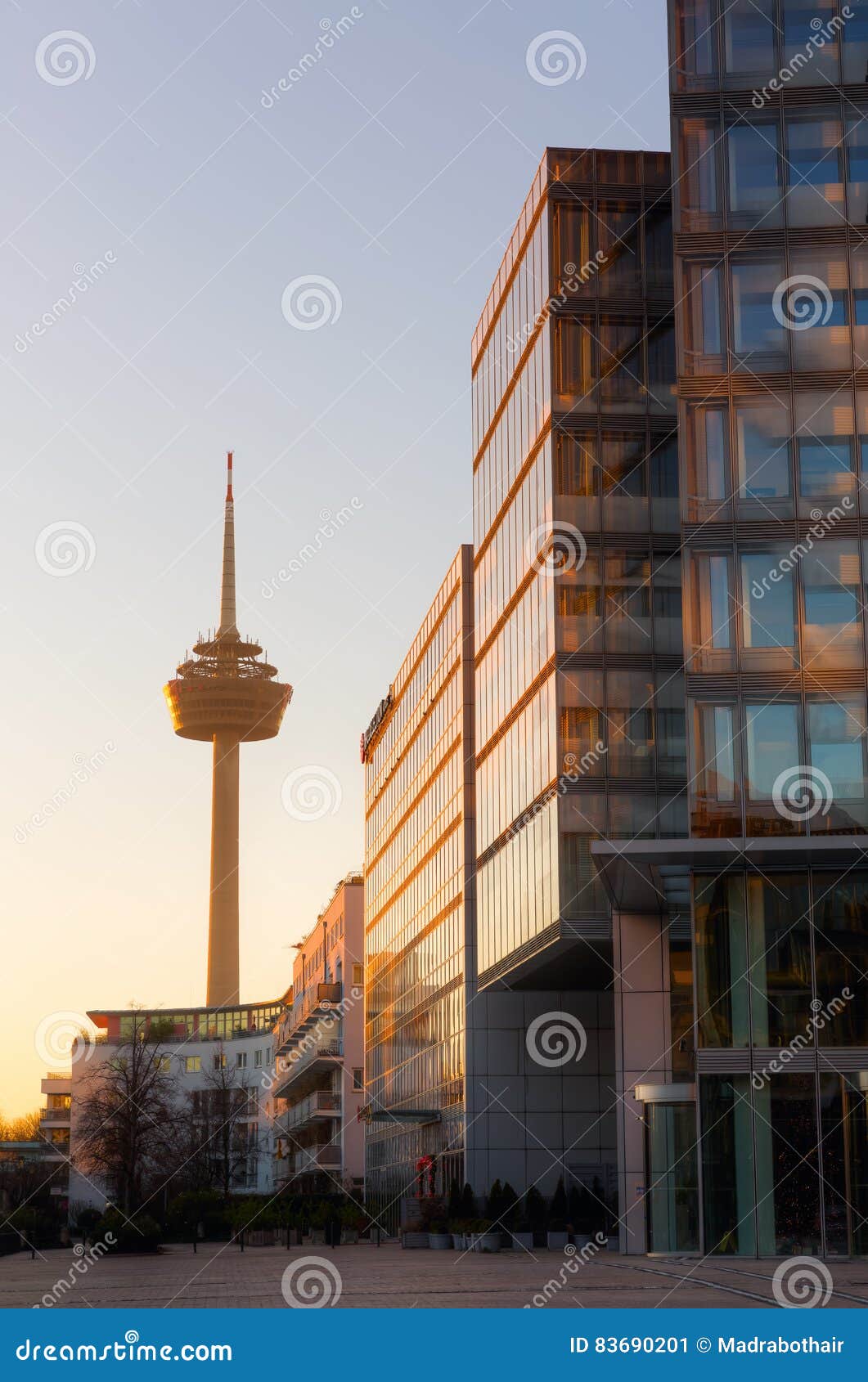 View of the Colonius Tower in Cologne, Germany Editorial Photo - Image ...