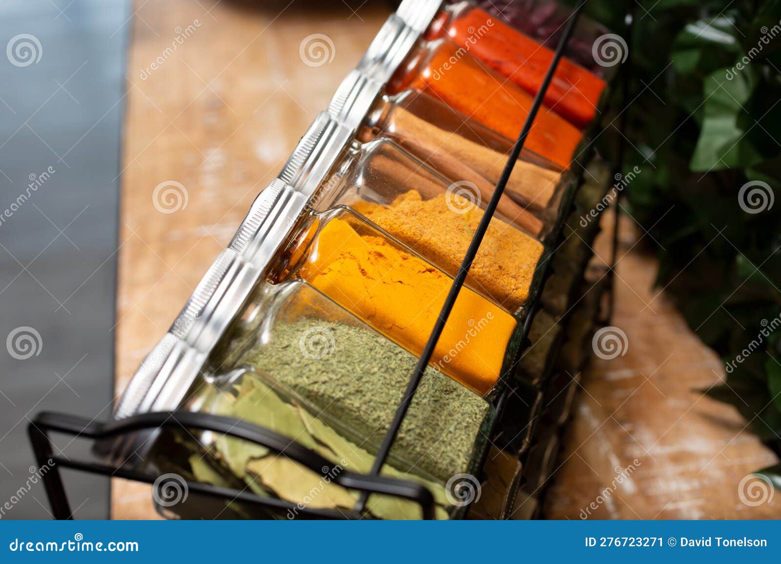 Rainbow color spice rack stock image. Image of culinary - 276723271