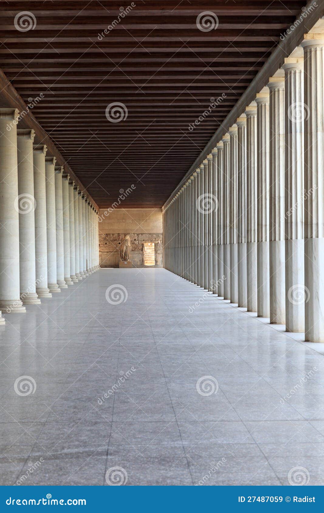 View of column arcade stock image. Image of historic - 27487059