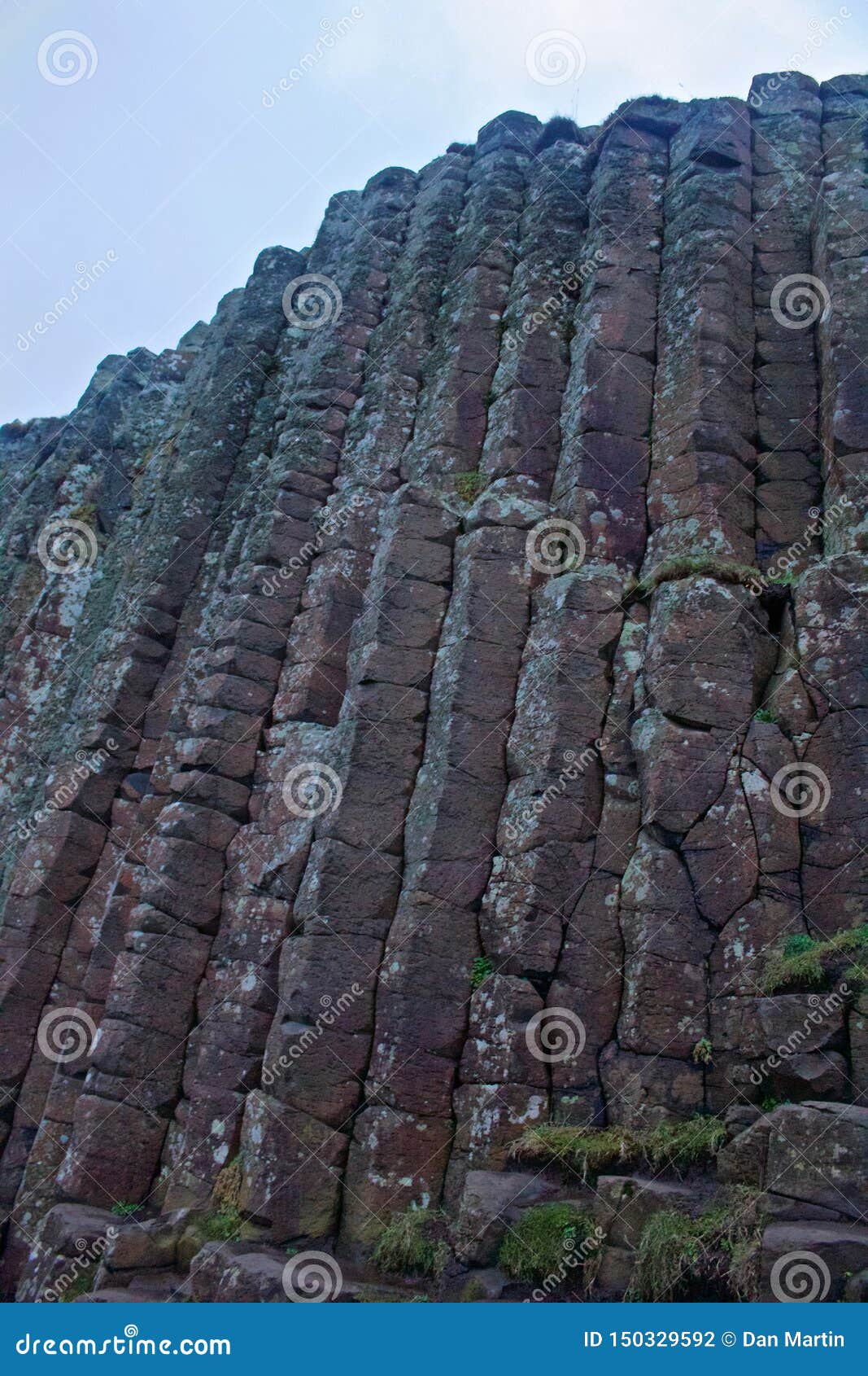 Columns of Rocks of Giants Causeway Stock Photo - Image of closeup ...