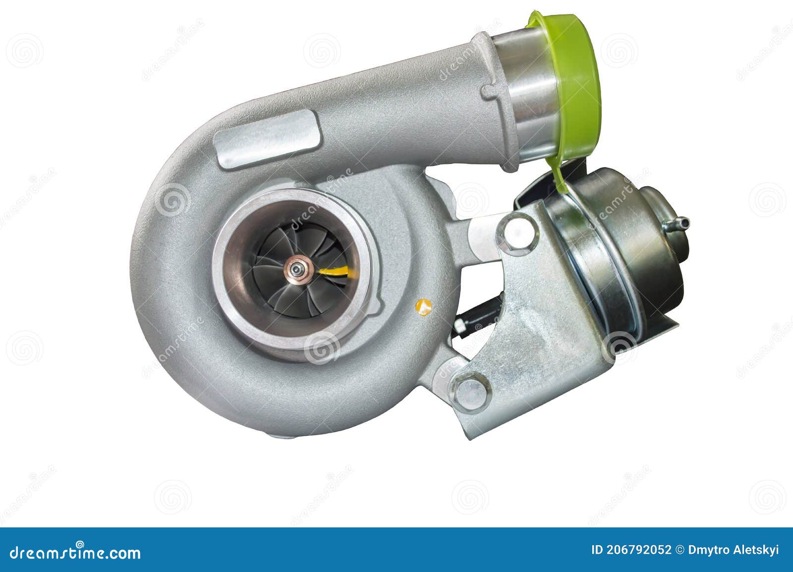 Air Compressor Turbine Blades Of An Airplane Turbojet Jet Engine ...