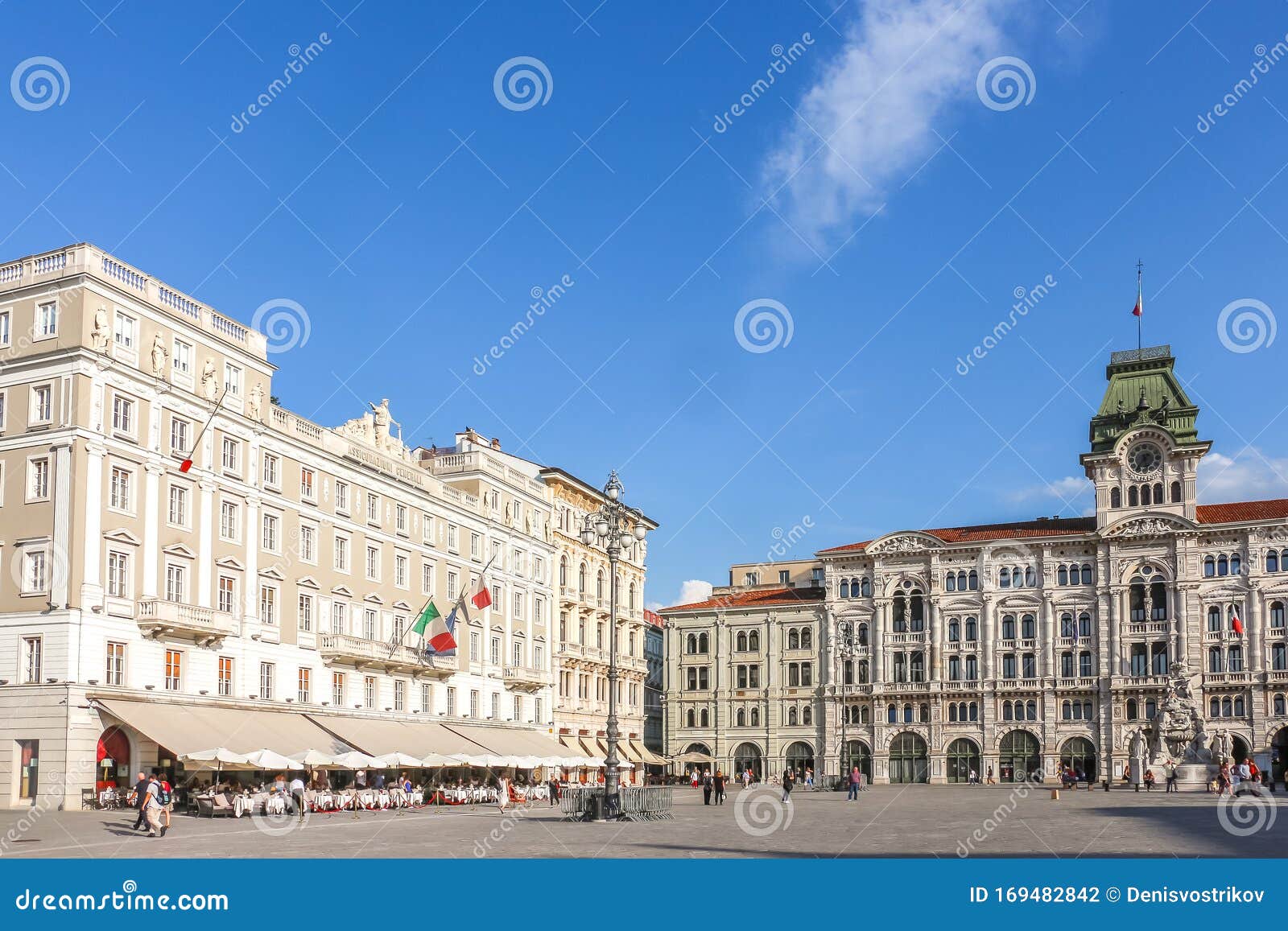 View of Comune Di Trieste Building in Sunny Day Editorial Photography ...