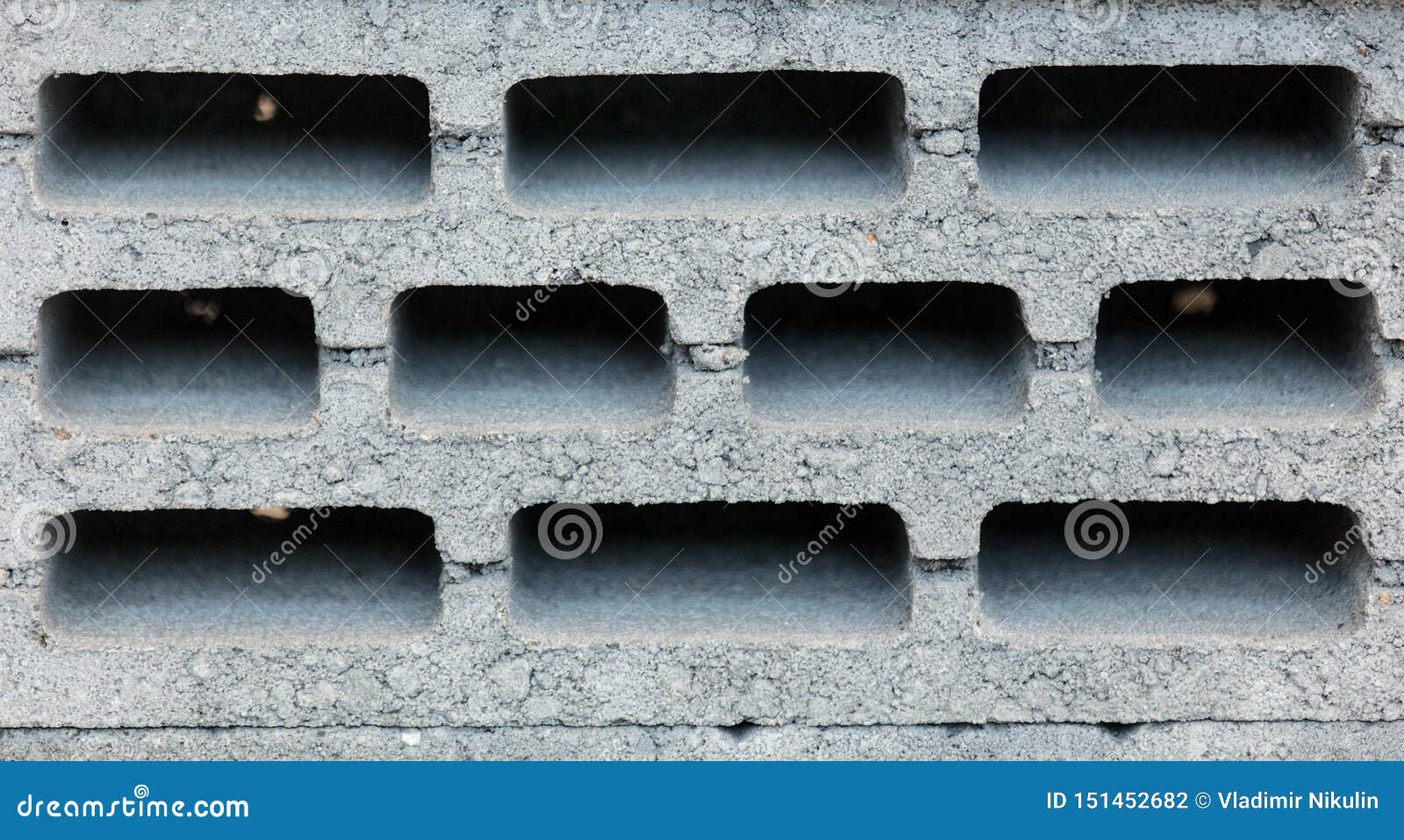 Concrete Cinder Block Texture Background. Stock Image | CartoonDealer ...