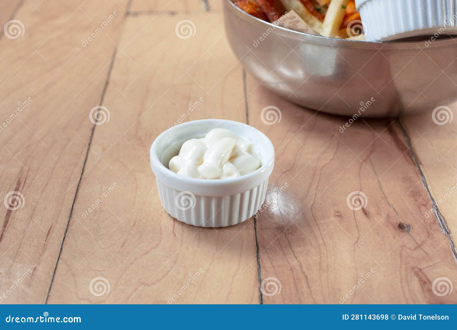 Mayo condiment cup stock photo. Image of flavor, cuisine - 281143698