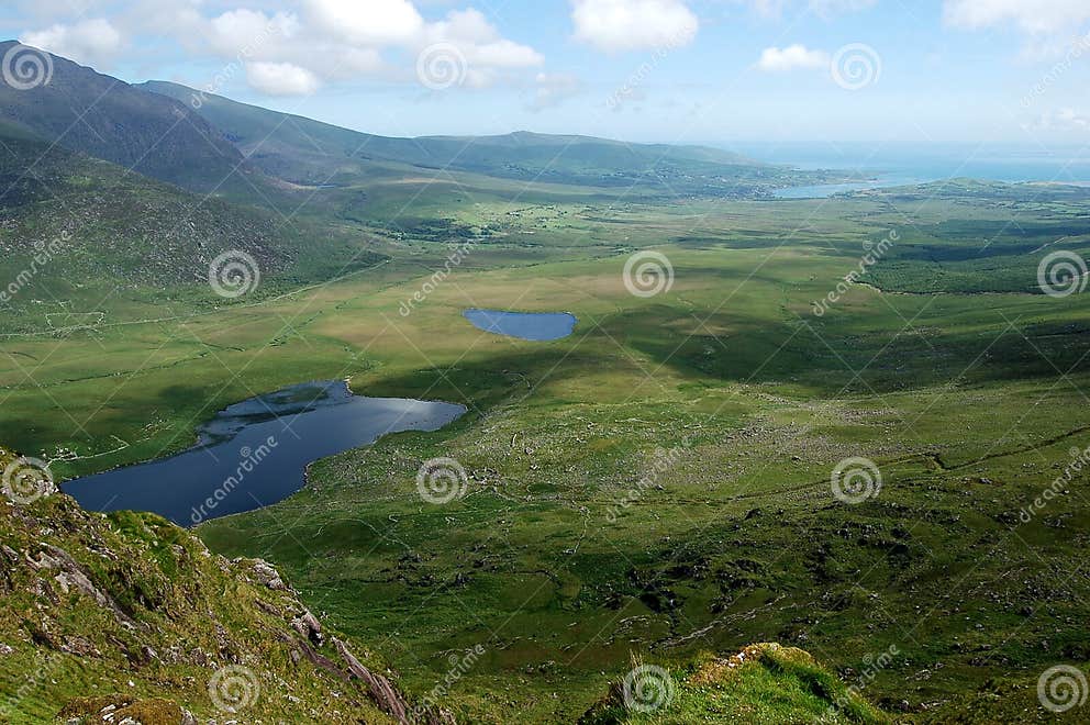 View from Connor Pass Ireland Stock Photo - Image of nature, ocean: 5241006