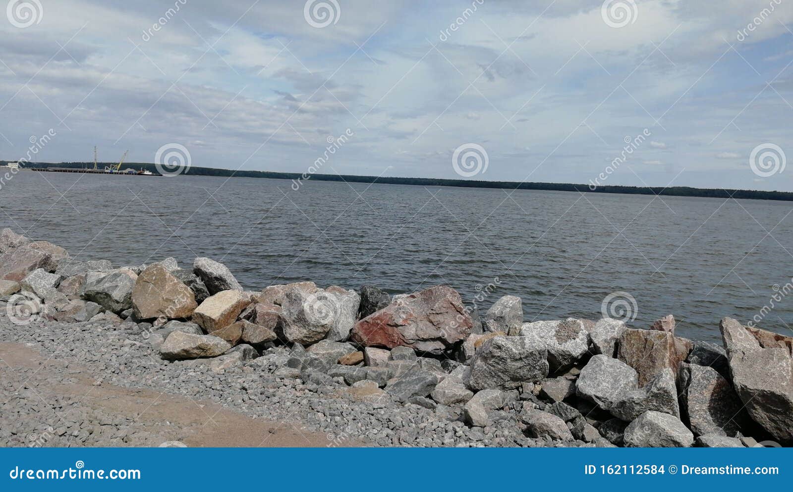 Construction of a Berth for Large Ships Stock Photo - Image of large ...