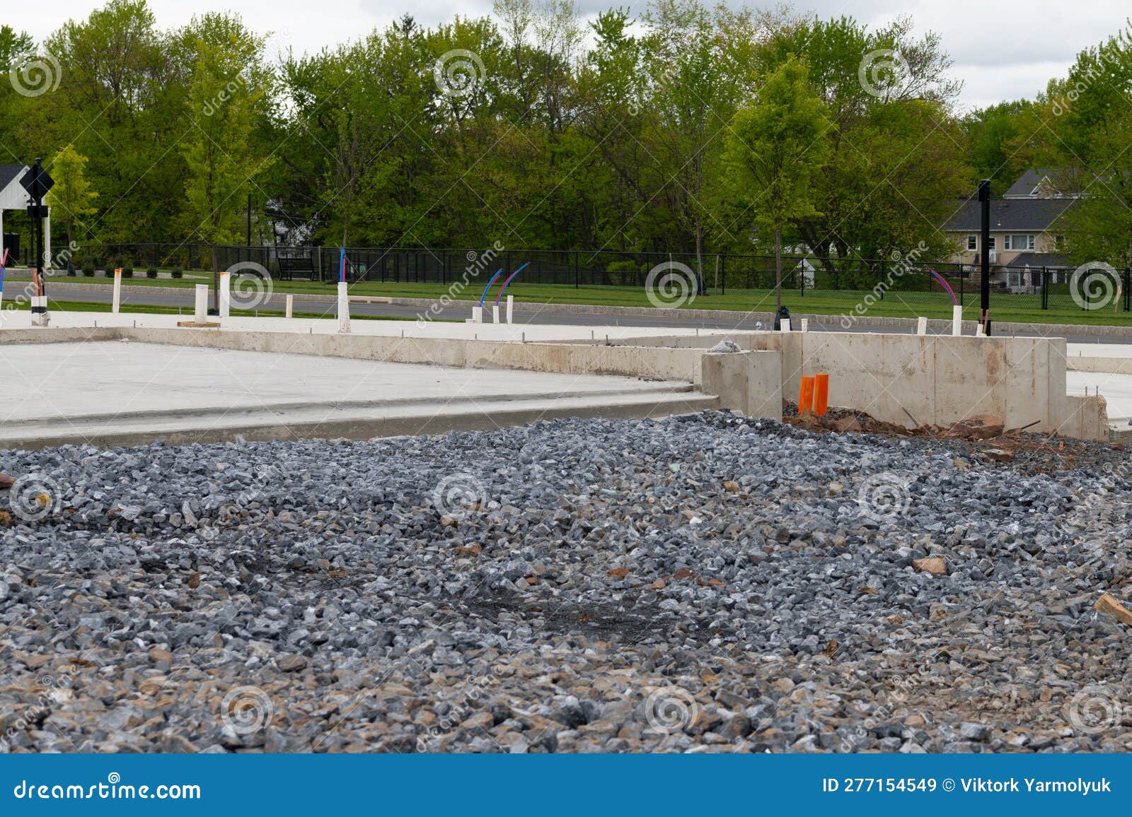 Preparation Of Dry Cement-sand Mixture On The Background Of ...