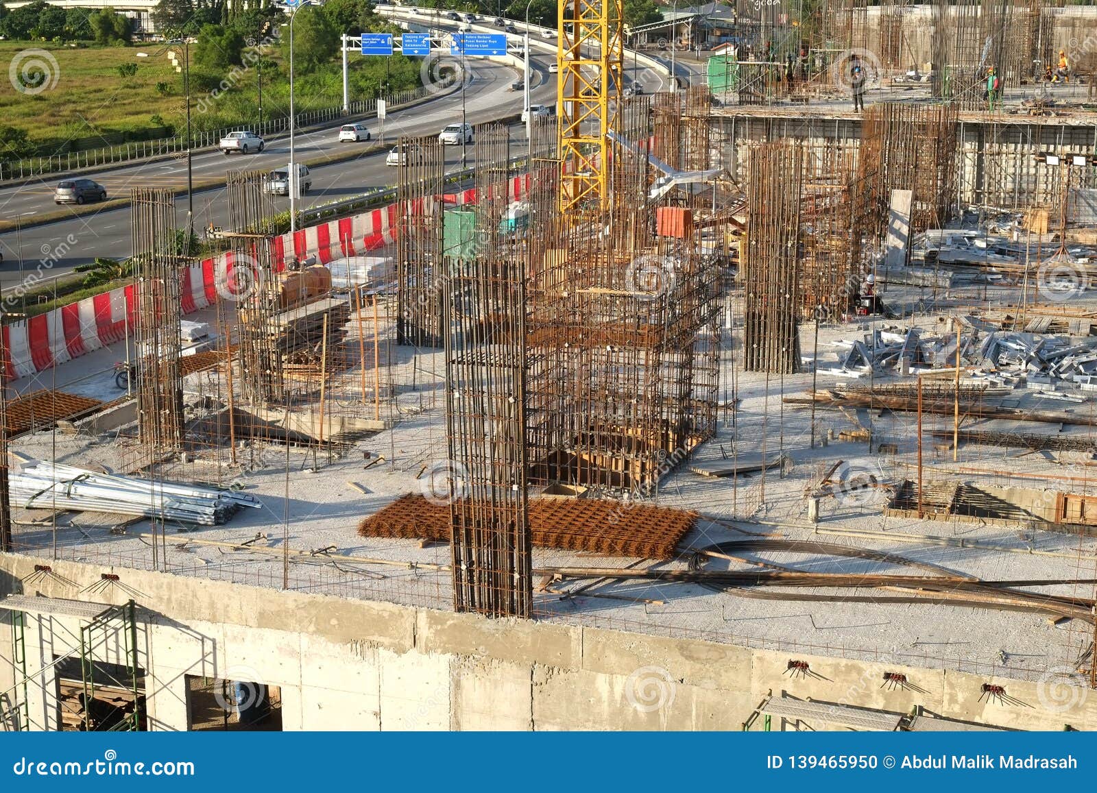 View of construction site stock photo. Image of february - 139465950