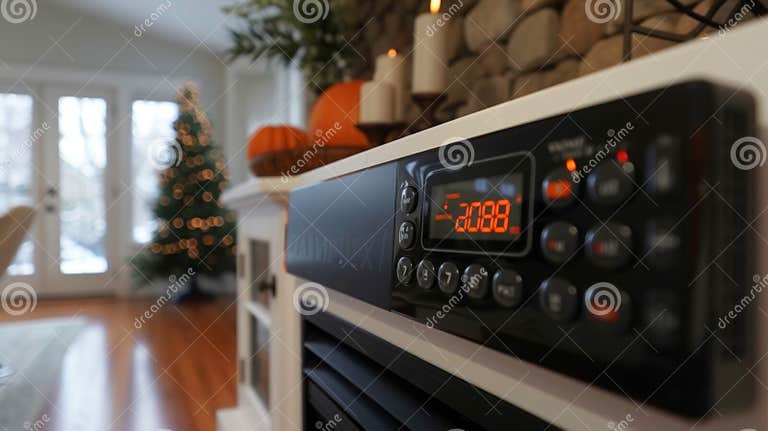 View of the Control Panel on the Front of the Heater Featuring ...