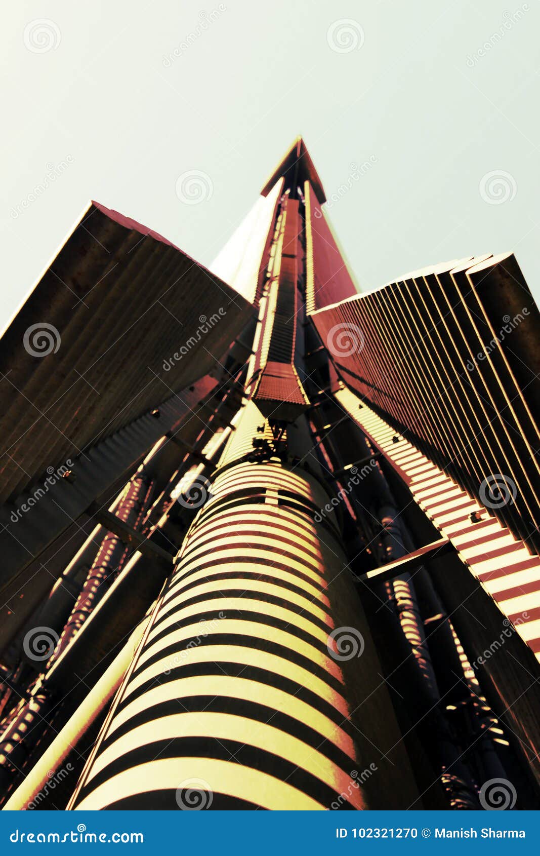 Tower Perspective view stock photo. Image of bright - 102321270