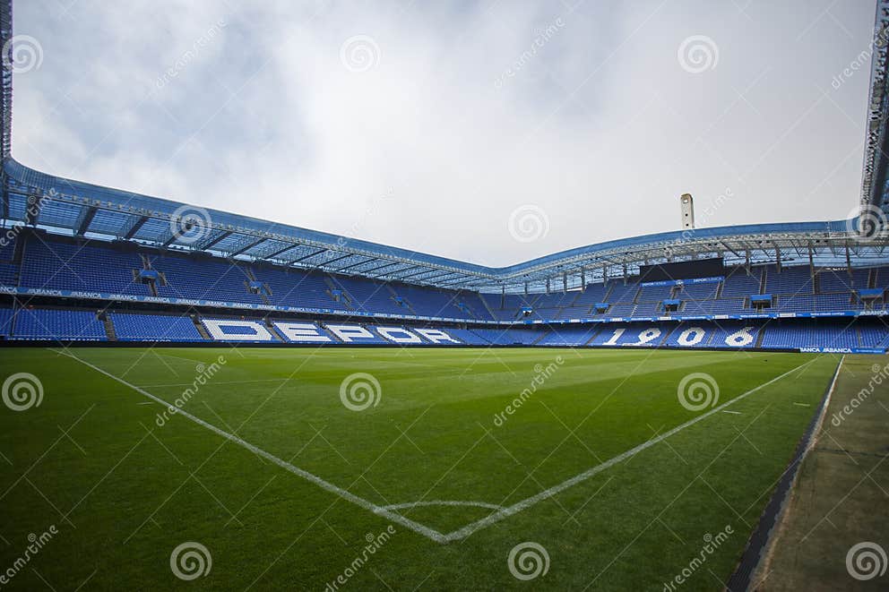 The View from the Corner at the Riazor Stadium Editorial Photo - Image ...