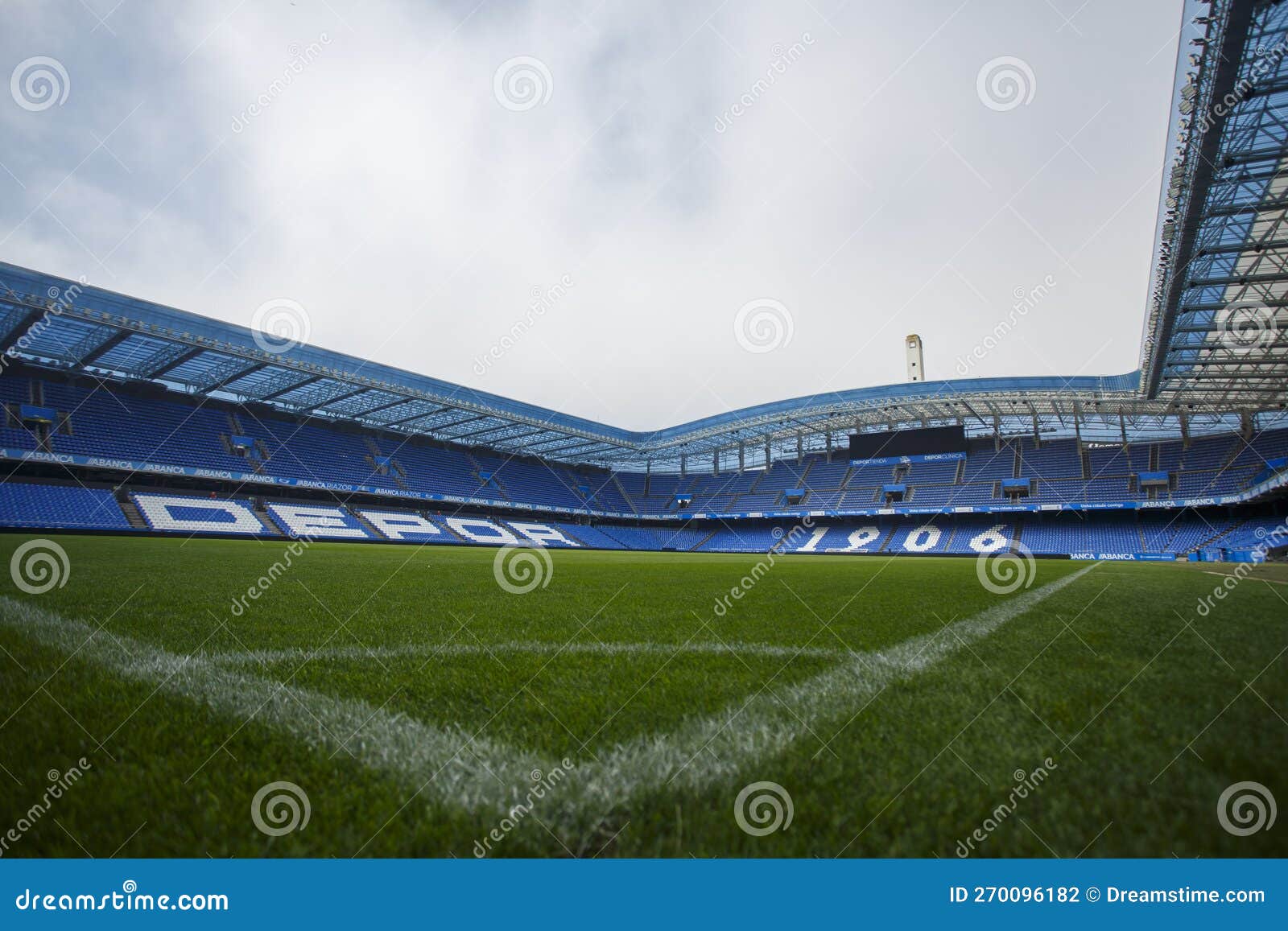 The View from the Corner at the Riazor Stadium Editorial Photography ...