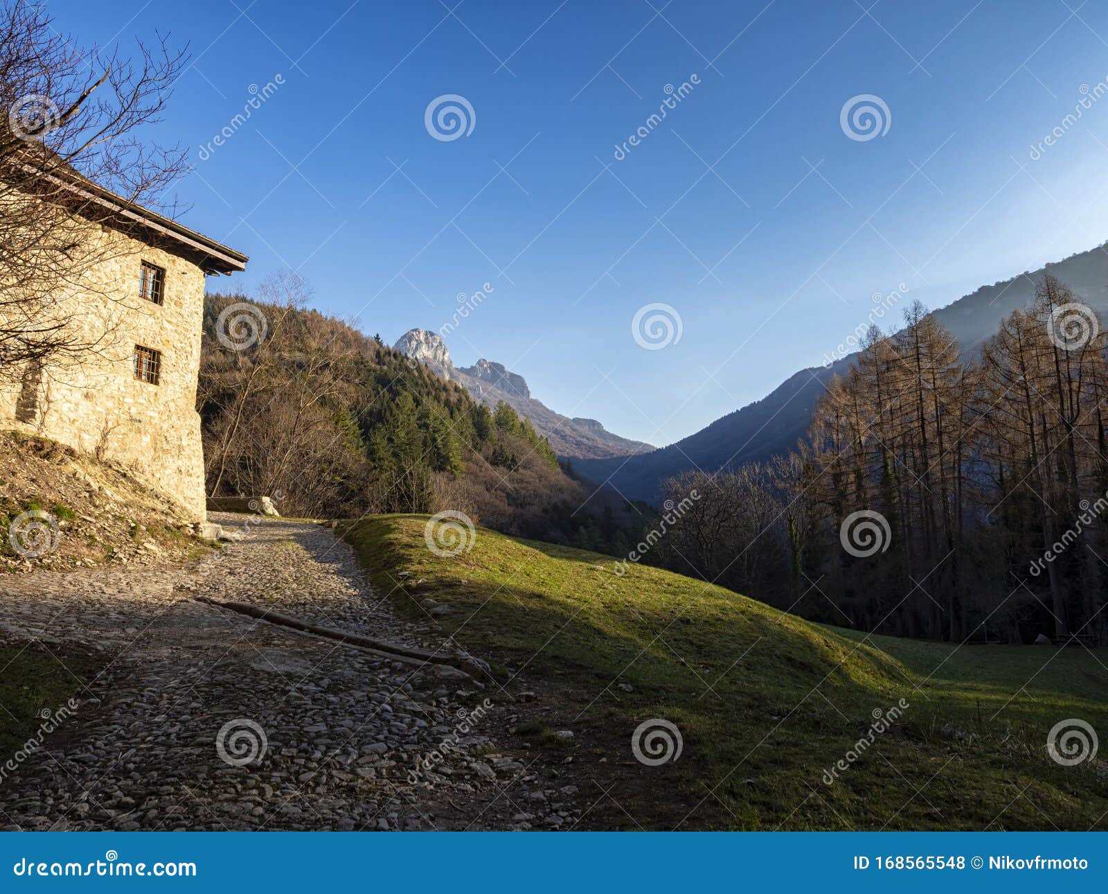 View of Corni Di Canzo Valley Stock Photo - Image of lifestyle ...