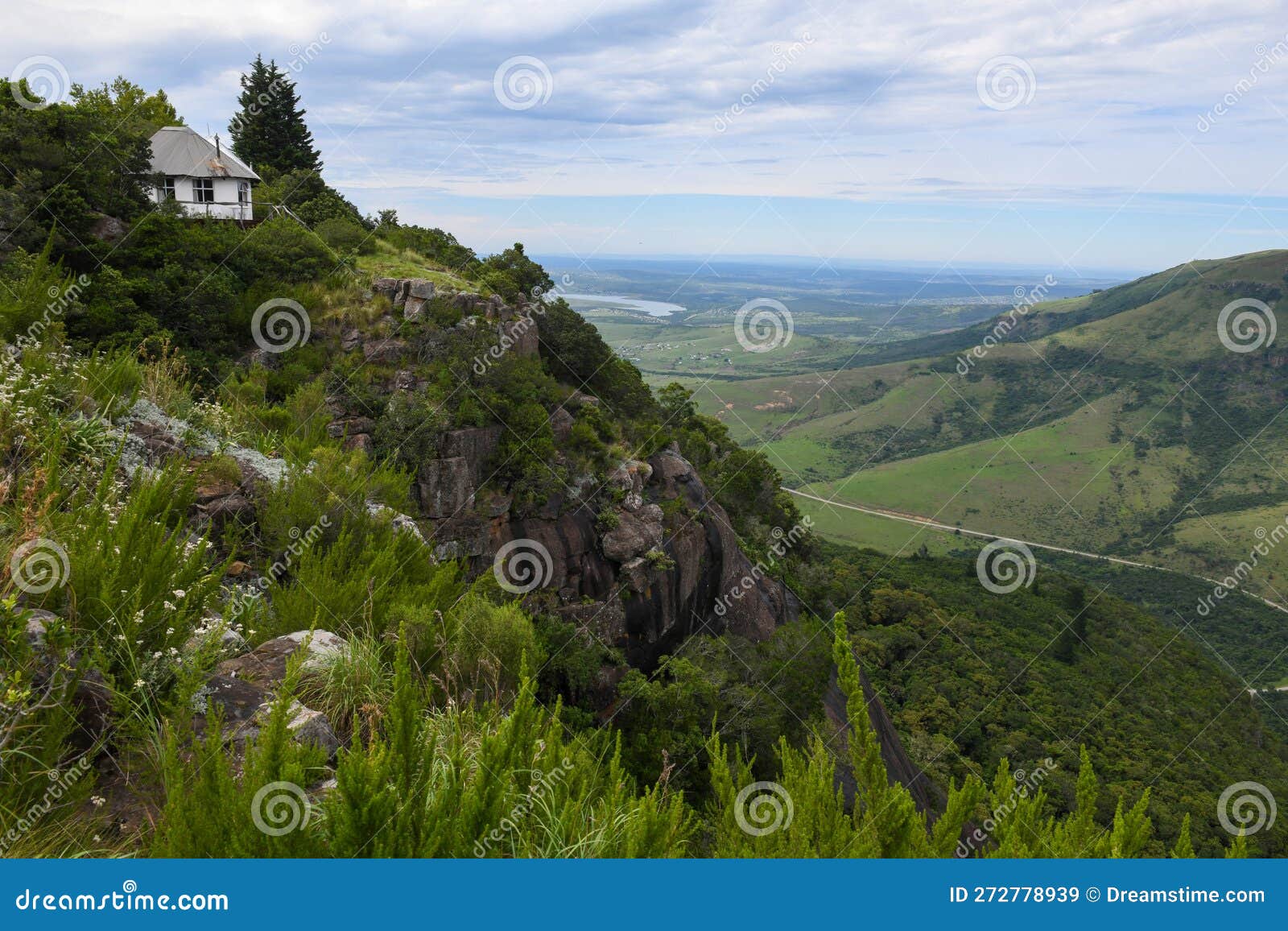 View at the Countryside of Hogsback on South Africa Stock Image - Image ...