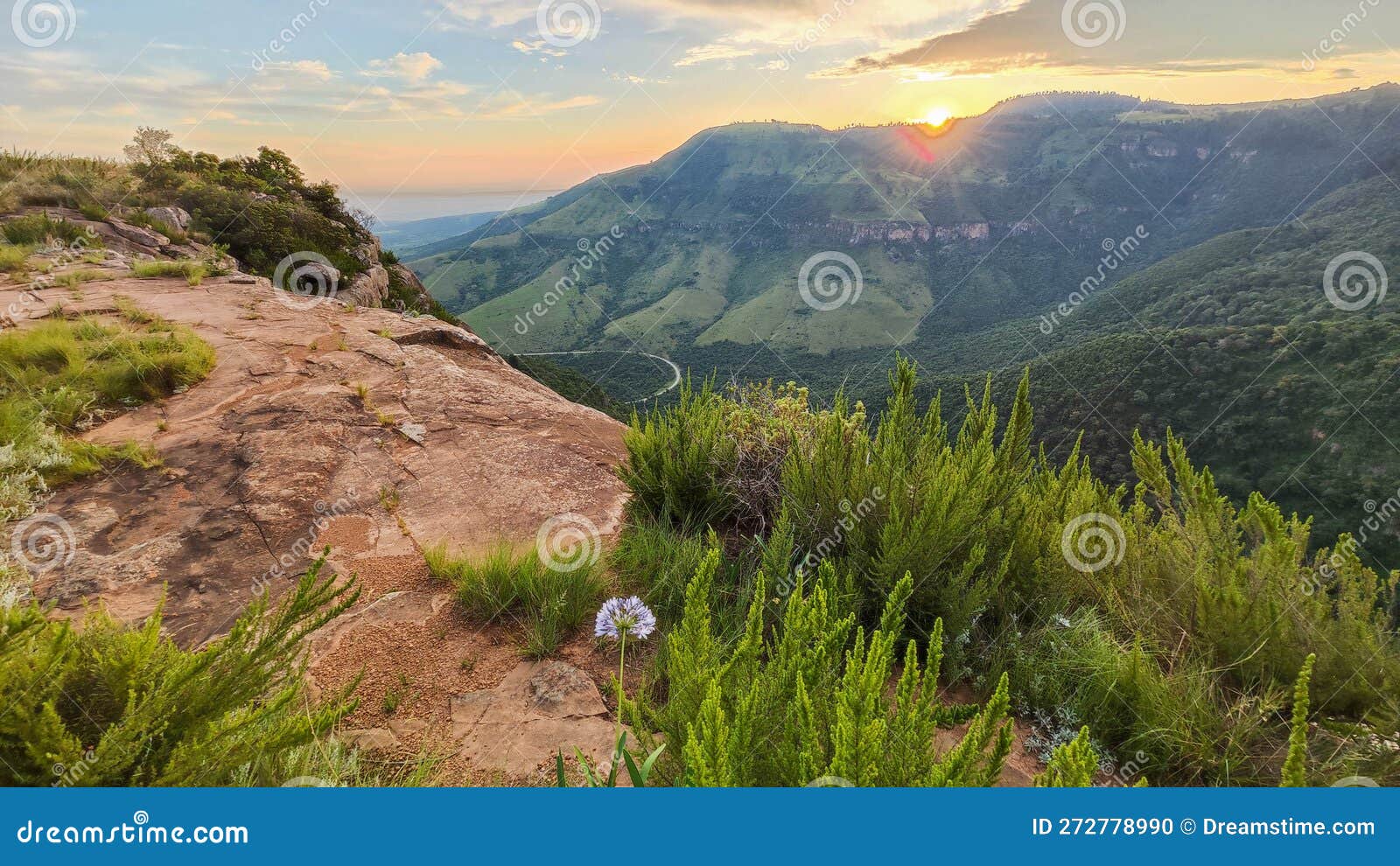 View at the Countryside of Hogsback on South Africa Stock Photo - Image ...