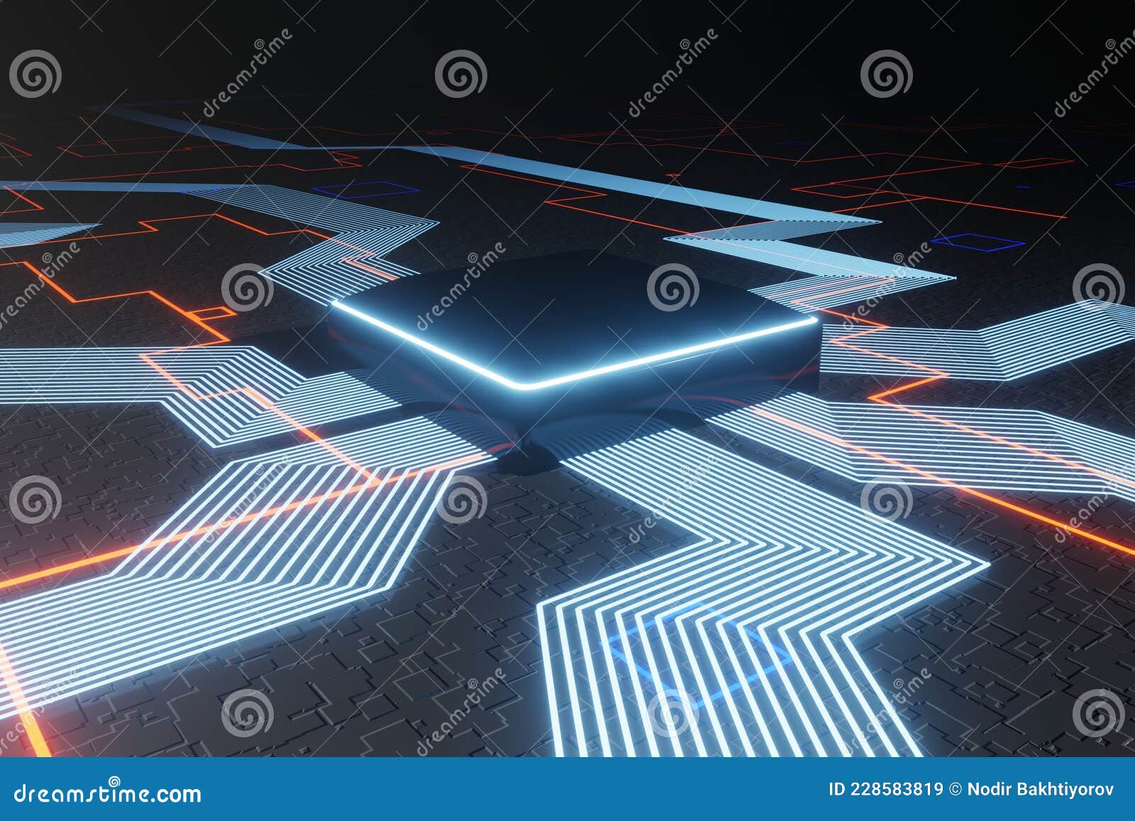 Stack Of Silicon Wafer Plates For Semiconductor Manufacturing Stock ...