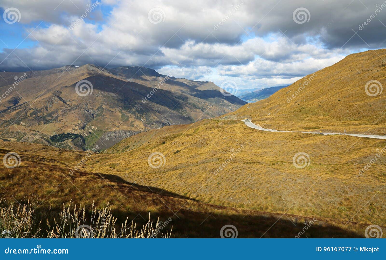 View from Crown Range Summit Stock Image - Image of travel, crown: 96167077