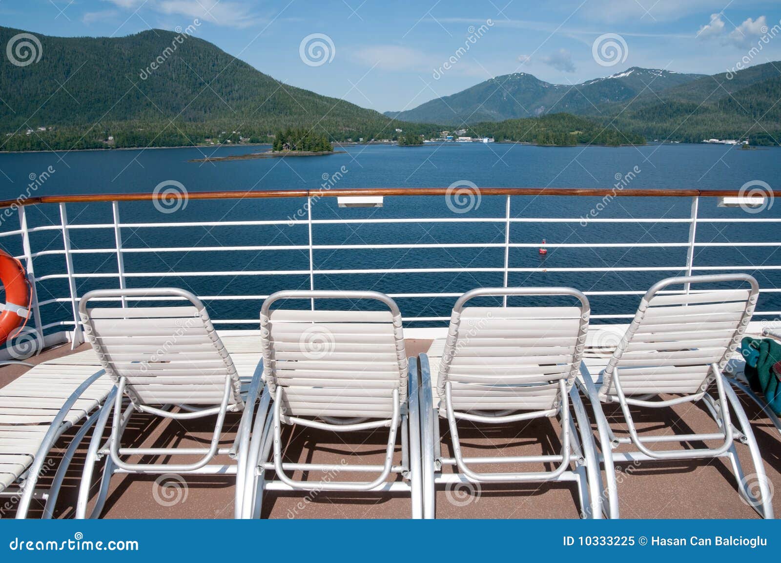 View from cruise ship deck stock image. Image of deck - 10333225