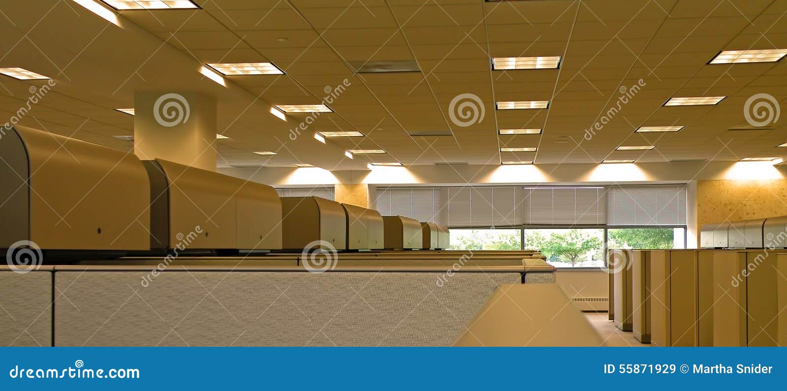 View from the Cubicle stock image. Image of desk, configuration - 55871929