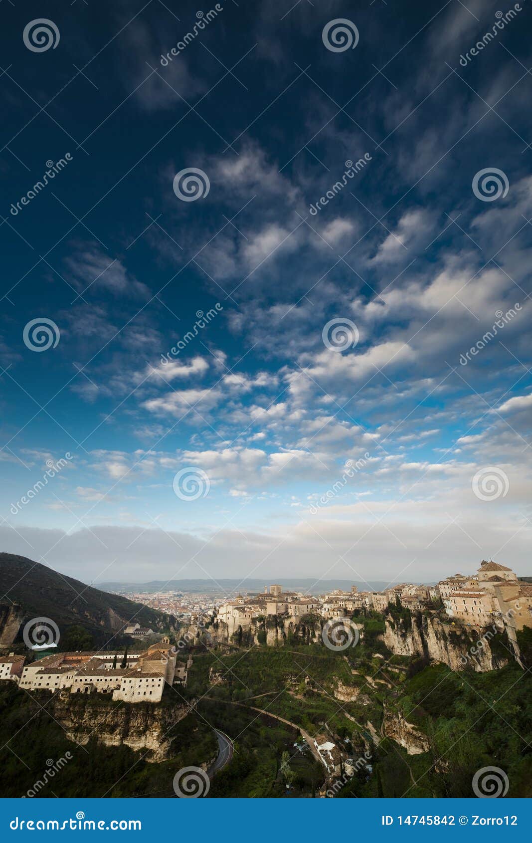 View of Cuenca, Spain stock photo. Image of steep, churches - 14745842