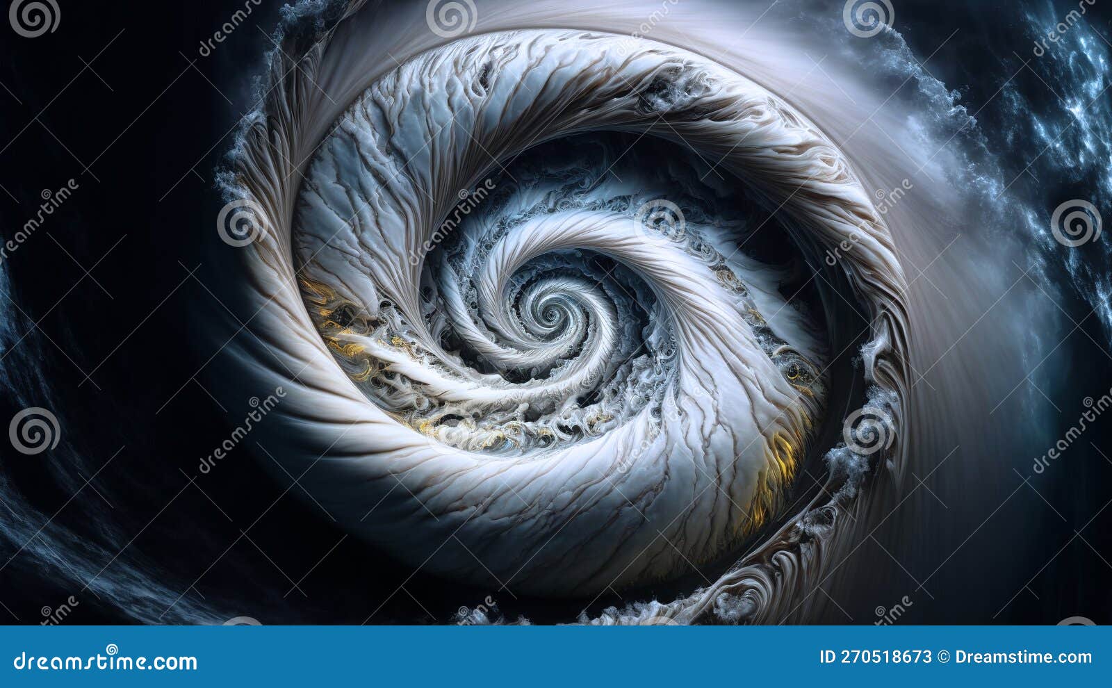 View of a Cyclone Eye from Space. Giant Hurricane Background Stock ...