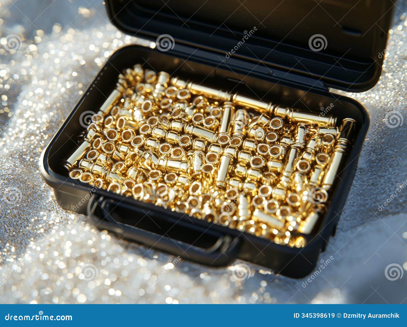 View of Cylindrical Cells Inside an EV Battery Pouch in Black Stock ...