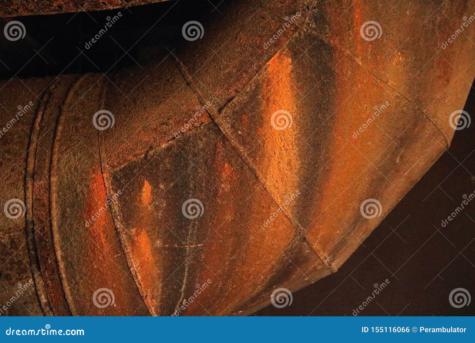 STAINS and ROUGH TEXTURE on LARGE OXIDISED PIPE Stock Photo - Image of ...