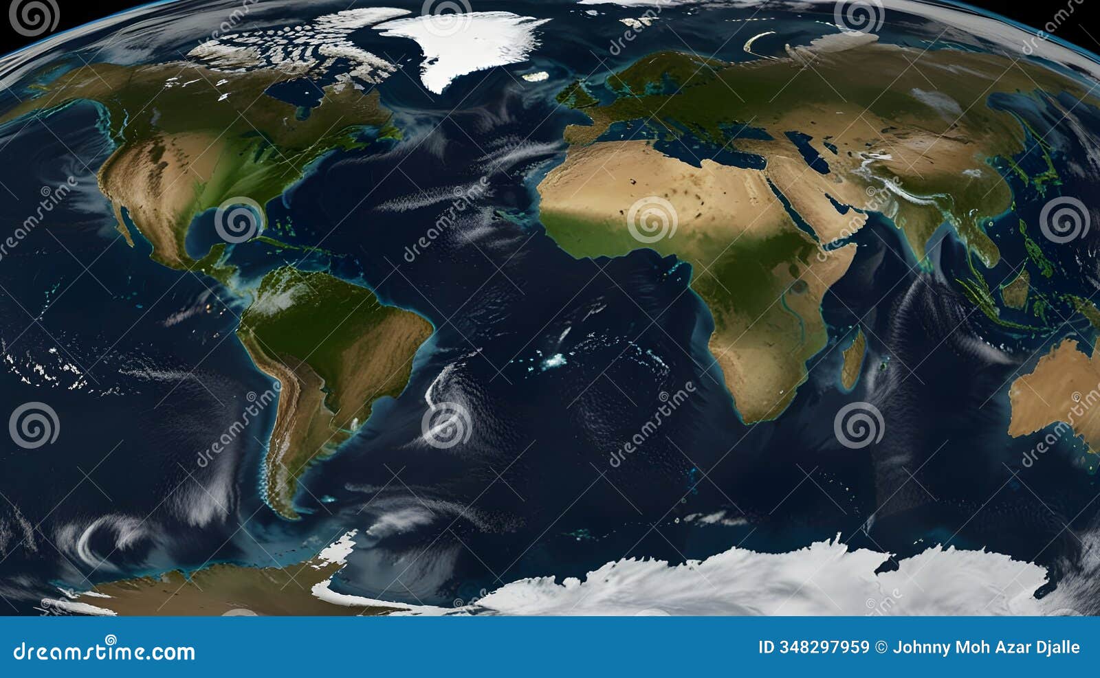 3D Visualization of Ocean Currents and Global Weather Patterns Over ...