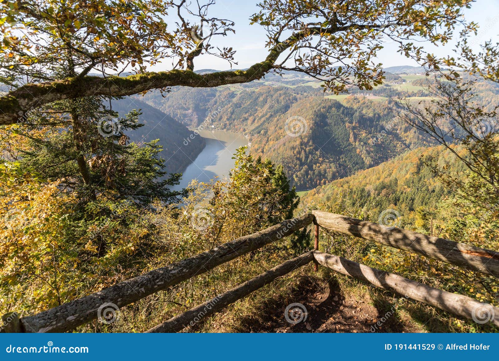 View of the Danube Region - Austria Stock Image - Image of country ...